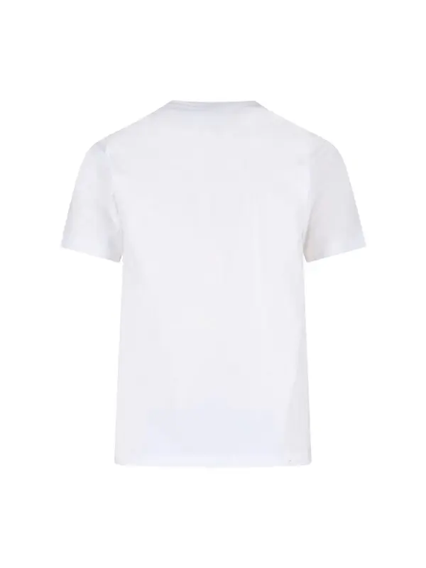 Play Comme Des Garcon T-shirt With Logo Rhinestones