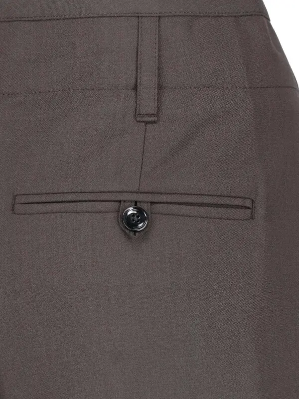 LEMAIRE Wide Trousers In Wool Blend