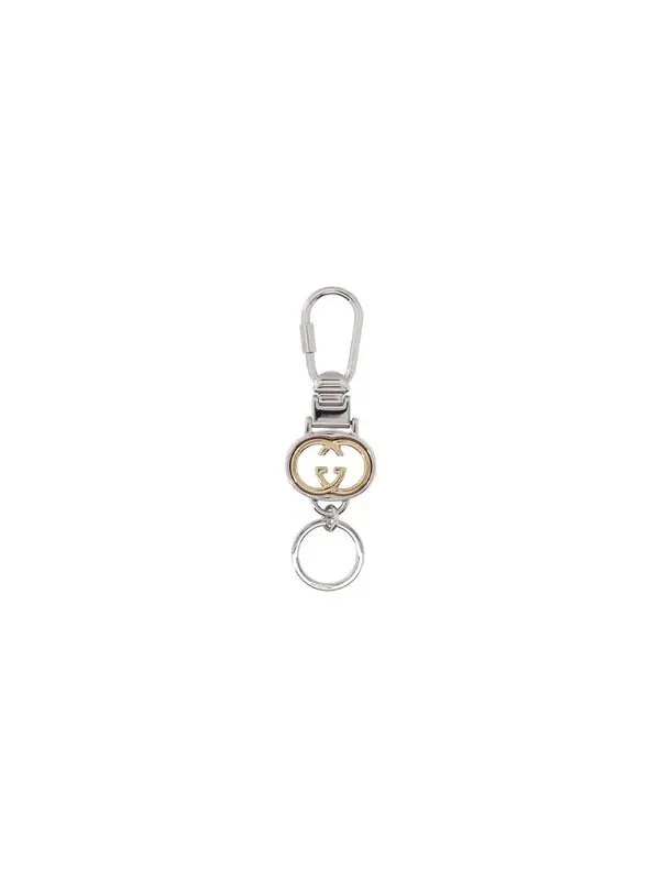 Gucci Keychain "gg - Silver