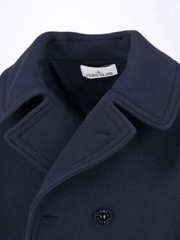Stone Island Short Coat "heavy Melton