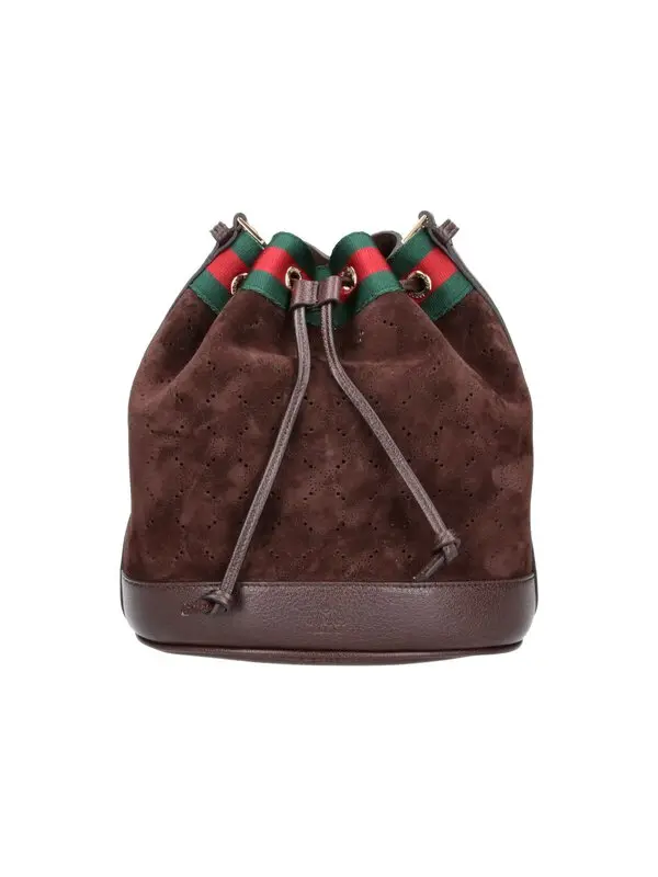 Gucci Venice" Suede Bucket Bag