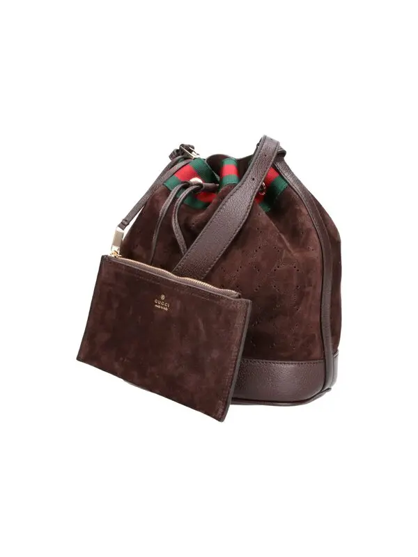 Gucci Venice" Suede Bucket Bag