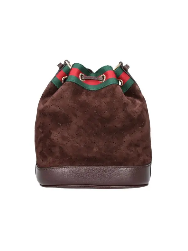 Gucci Venice" Suede Bucket Bag