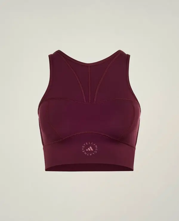 Stella McCartney Adidas Training Crop Top - Maroon
