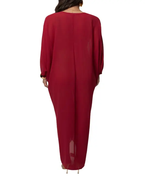 JLUXLABEL Longer Days Cover Up Dress - Berry