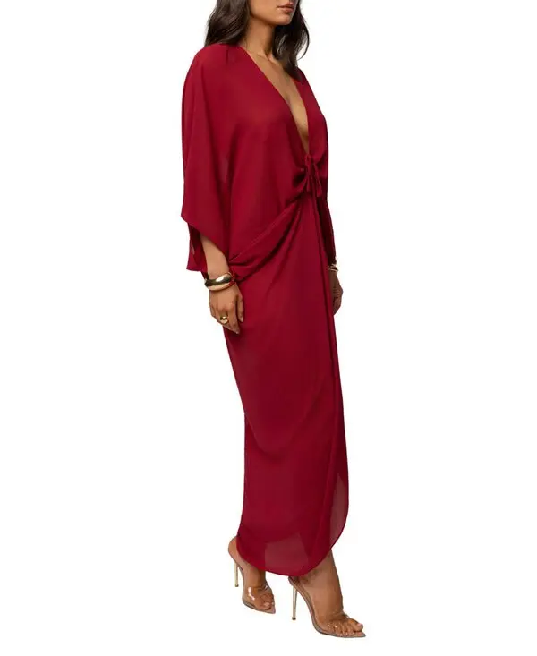 JLUXLABEL Longer Days Cover Up Dress - Berry