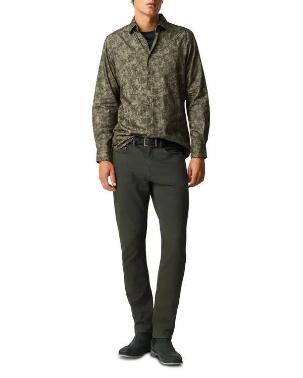 Rodd & Gunn Campbell Valley Palm Print Long Sleeve Shirt