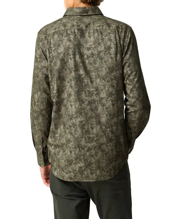 Rodd & Gunn Campbell Valley Palm Print Long Sleeve Shirt