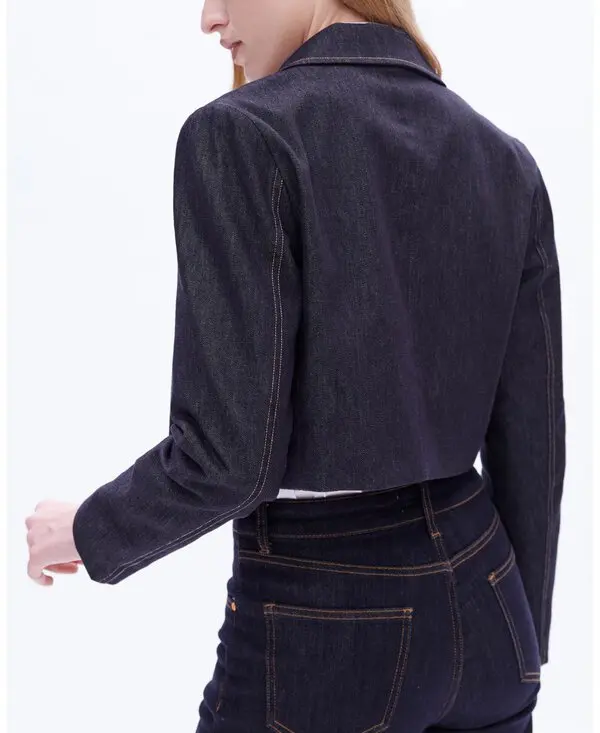 BAYEAS Short Business Blazer Stretch Comfortable Wear In Rinse Wash