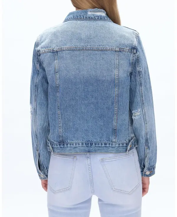 BAYEAS Disstressed Denim Jacket