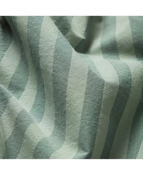 PIGLET IN BED Pembroke Stripe Cotton Duvet Set, King
