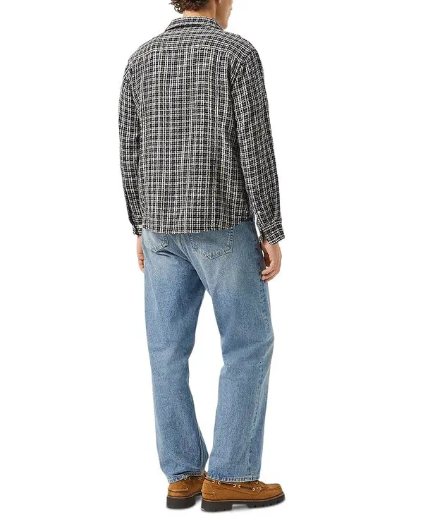 CORRIDOR Reverse Tweed Snow Check Cotton Shirt