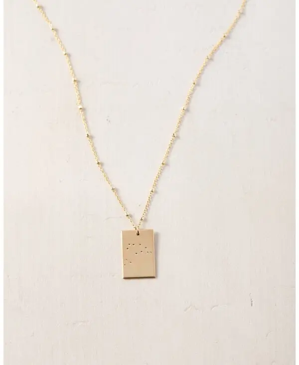 SET & STONES Zodiac Constellation Necklace - Libra