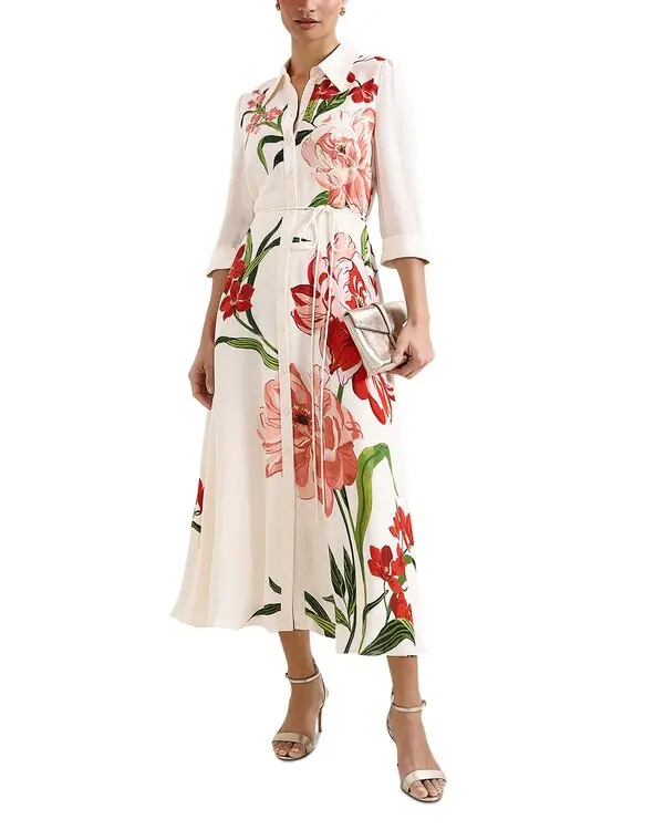 PHASE EIGHT Anabella Floral Shirt Dress
