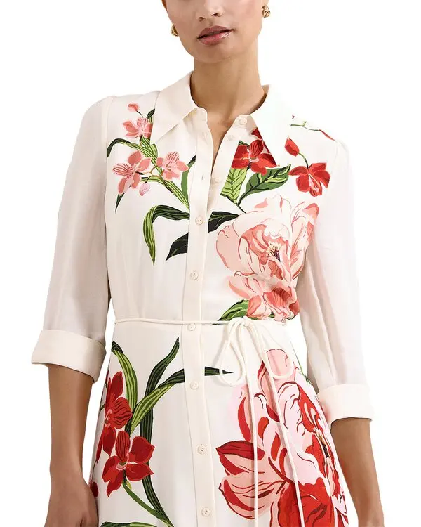 PHASE EIGHT Anabella Floral Shirt Dress