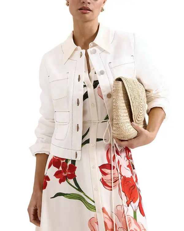 PHASE EIGHT Anabella Floral Shirt Dress