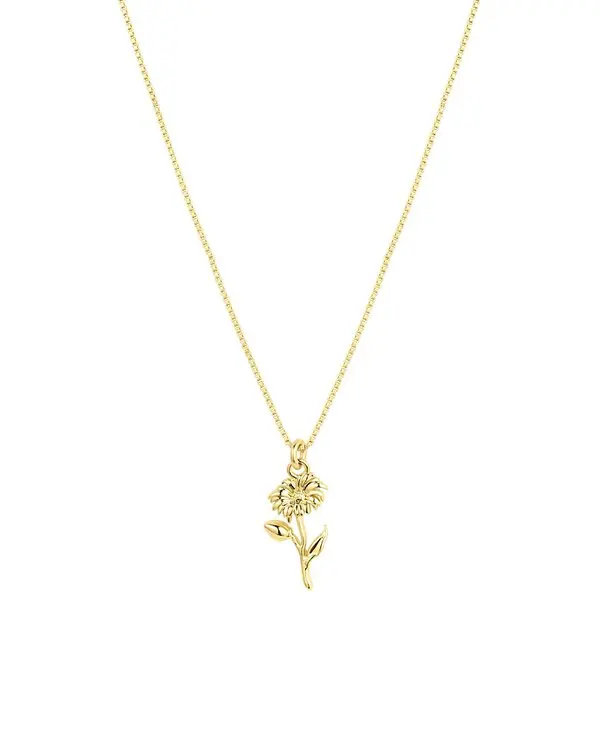SET & STONES Elsie Birth Flower Necklace - April