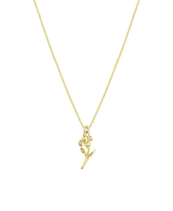 SET & STONES Elsie Birth Flower Necklace - February