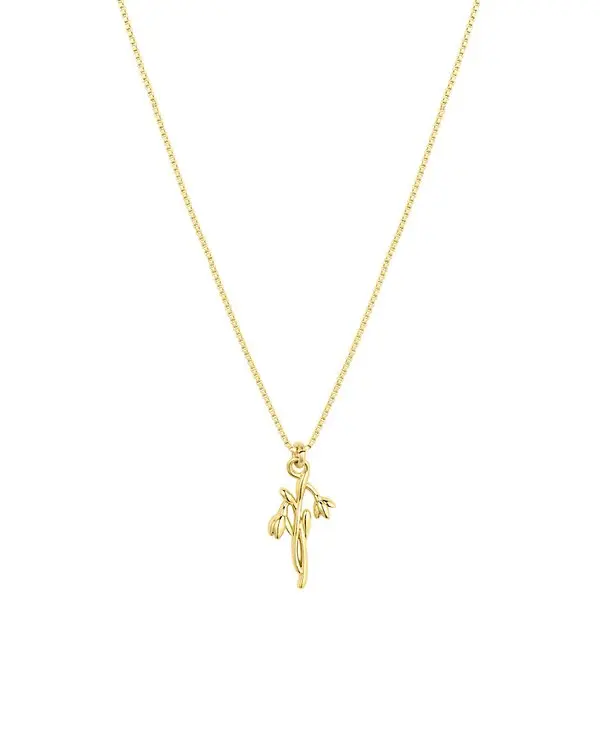 SET & STONES Elsie Birth Flower Necklace - January