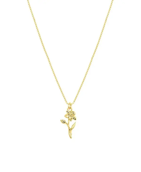 SET & STONES Elsie Birth Flower Necklace - March