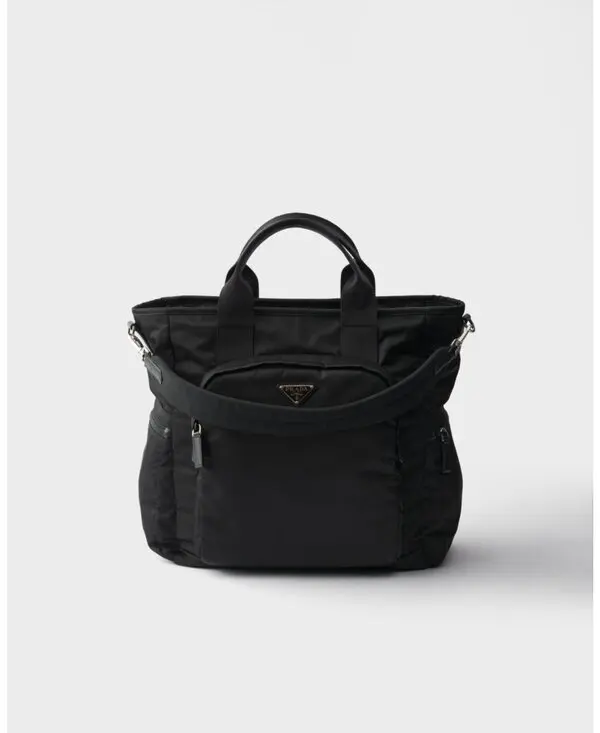 Prada Re-nylon And Saffiano Leather Tote Bag