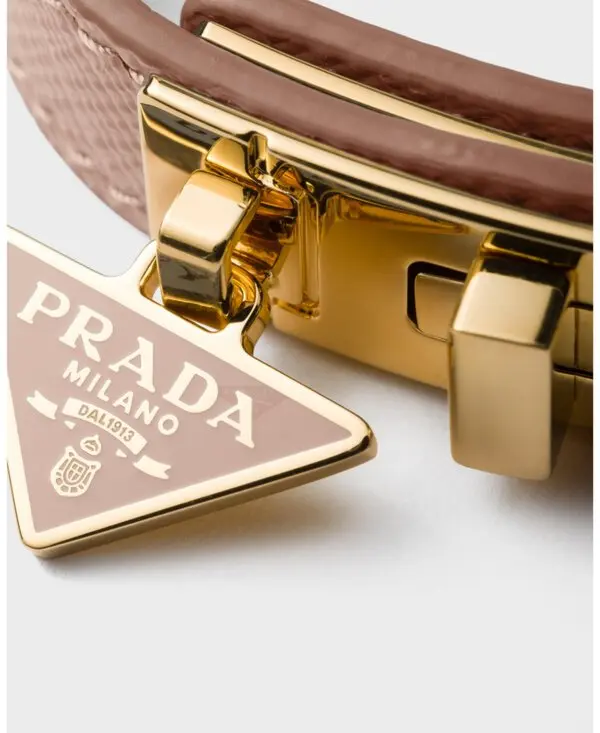 Prada Saffiano Leather Bracelet