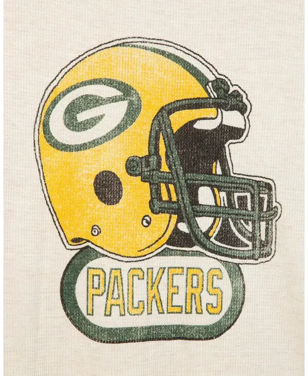 Junk Food Clothing Green Bay Packers Helmet Crop Thermal