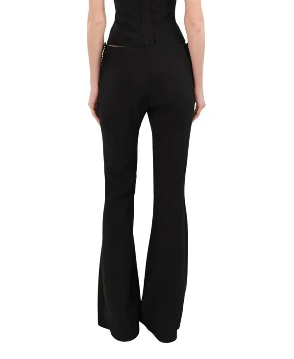 NOCTURNE Side Tie Low Rise Slim Fit Trousers
