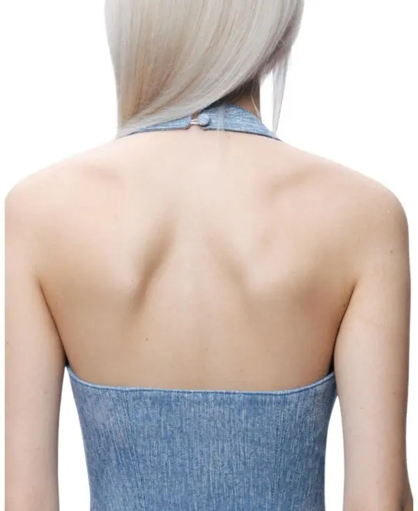 NOCTURNE Embellished Halter Neck Bustier Top