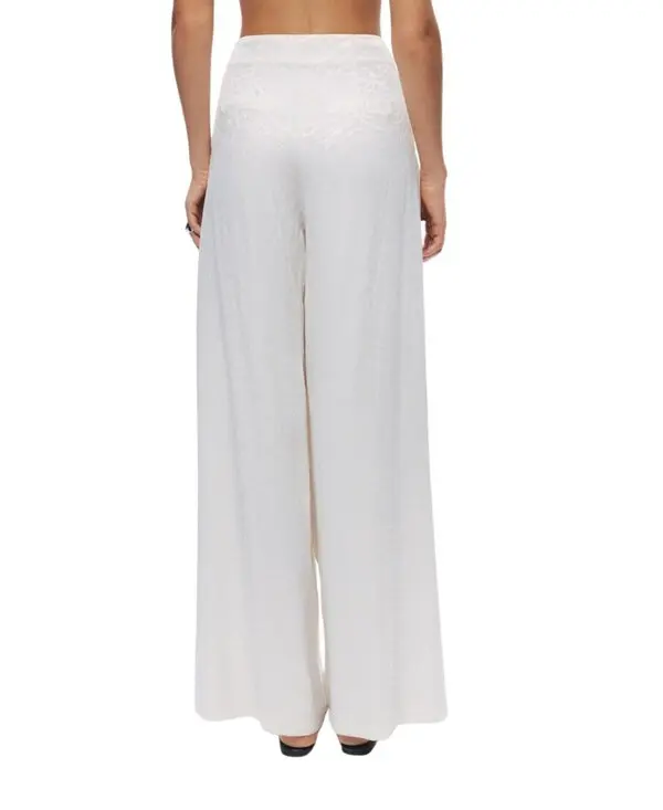NOCTURNE Lace Up Wide Leg Pants