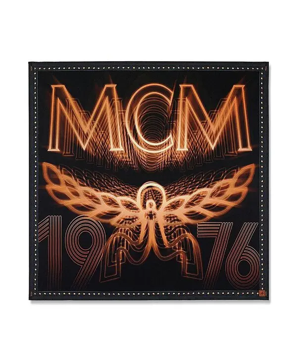 Mcm M50 Logo Silk Scarf