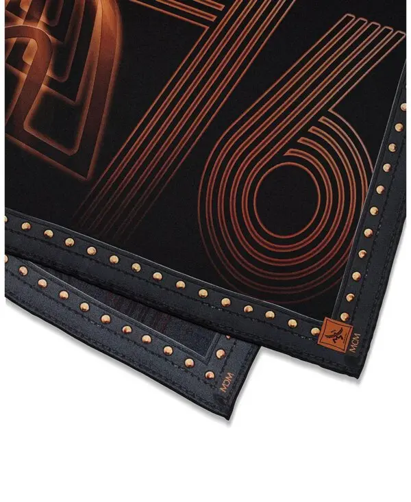 Mcm M50 Logo Silk Scarf