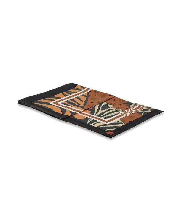 Mcm Animalier Silk Scarf