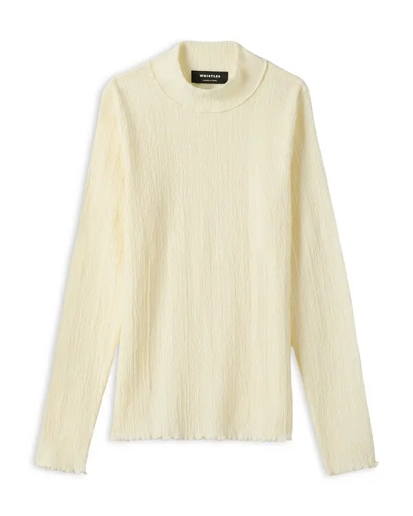 Whistles Textured Long Sleeve Top