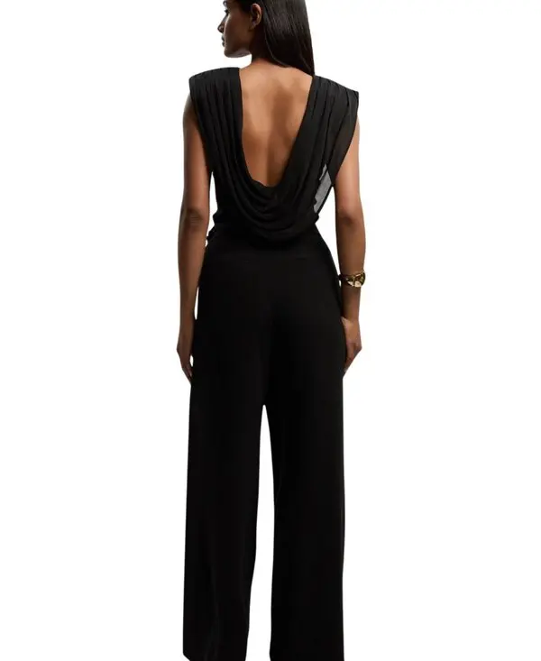 Karen Millen Tailored Crepe Buckle Trousers