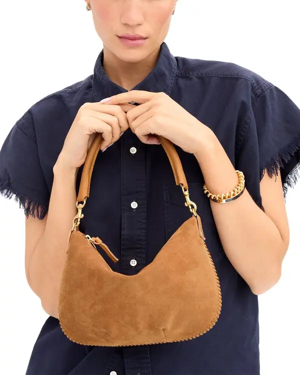 Clare V. Petit Moyn Suede Convertible Crossbody Bag