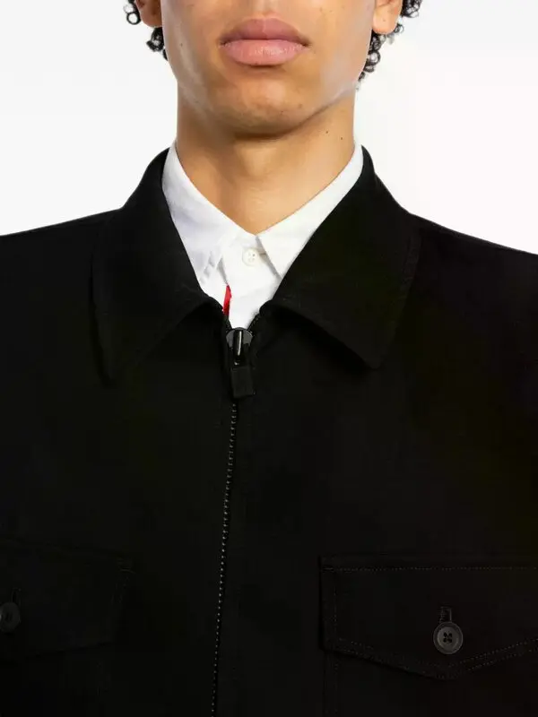Yohji Yamamoto Zip-up Shirt Jacket