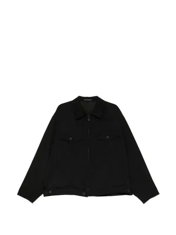 Yohji Yamamoto Zip-up Shirt Jacket