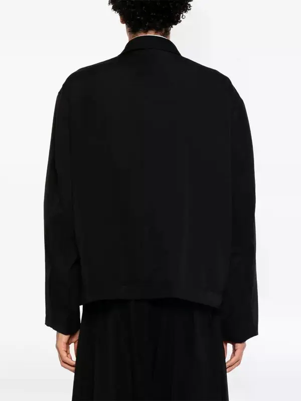Yohji Yamamoto Zip-up Shirt Jacket