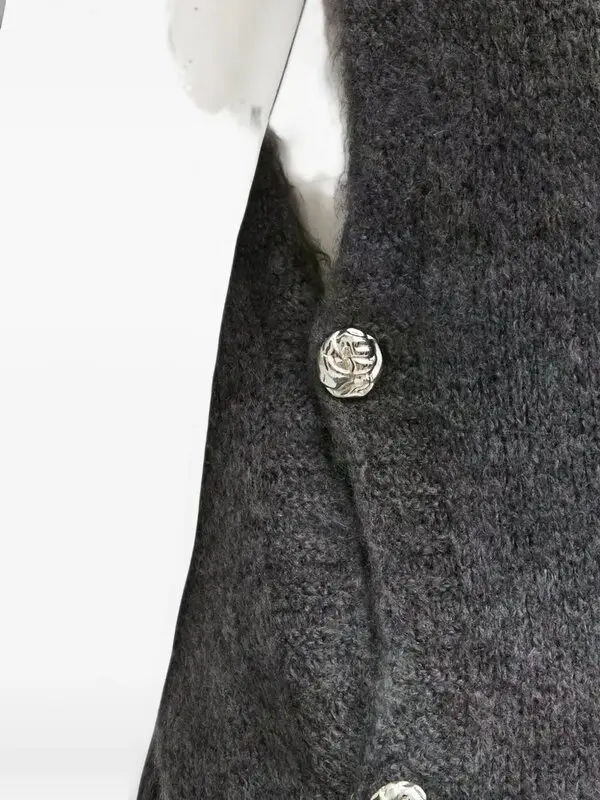 MORGAN Buttoned V-neck Vest