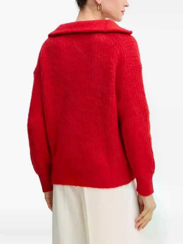 MORGAN Zip-up Sweater