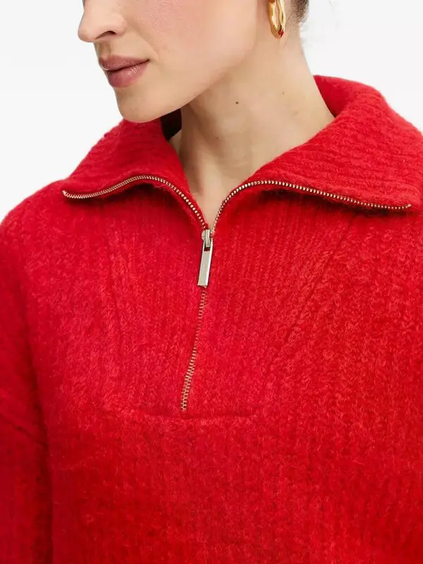 MORGAN Zip-up Sweater