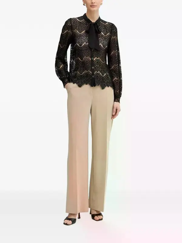MORGAN Lace Tie Blouse