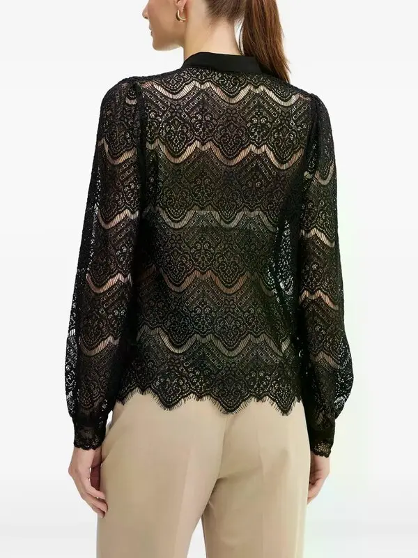 MORGAN Lace Tie Blouse