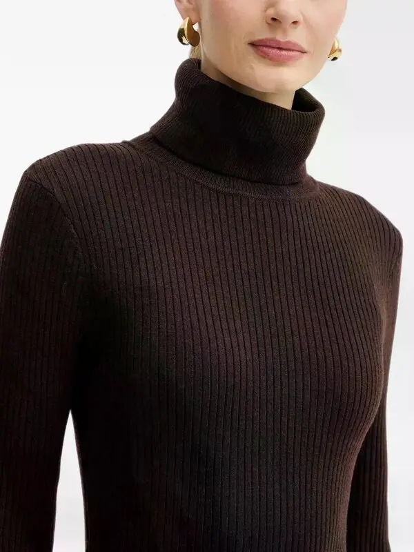 MORGAN Ribbed Knit Mini Dress