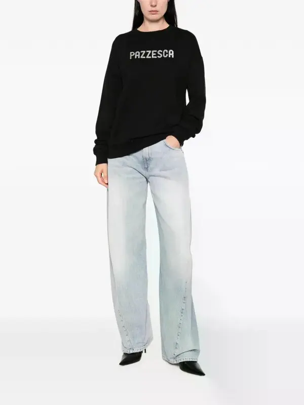 MC2 SAINT BARTH Glitter Logo Sweatshirt