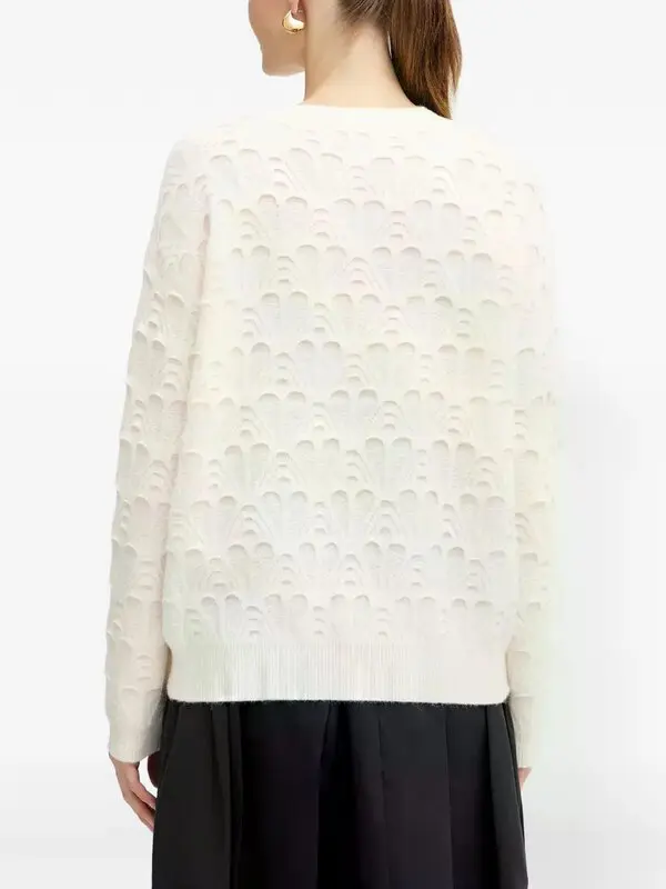 MORGAN Scallop Pattern Sweater