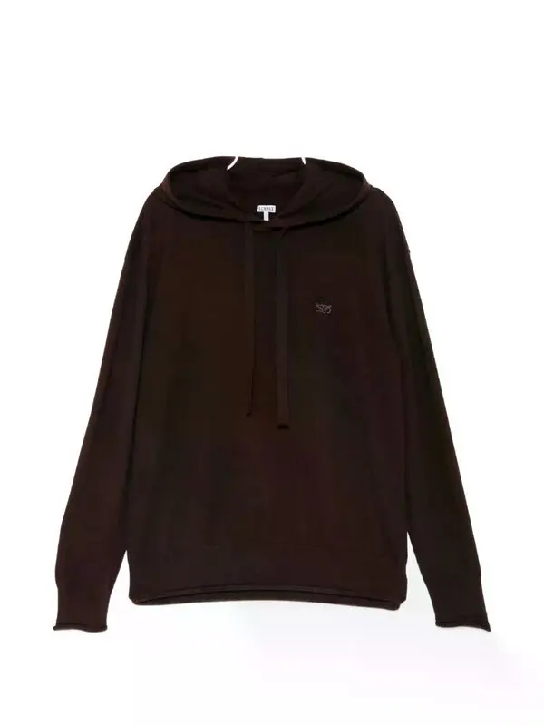 Loewe Anagram Hoodie - Brown
