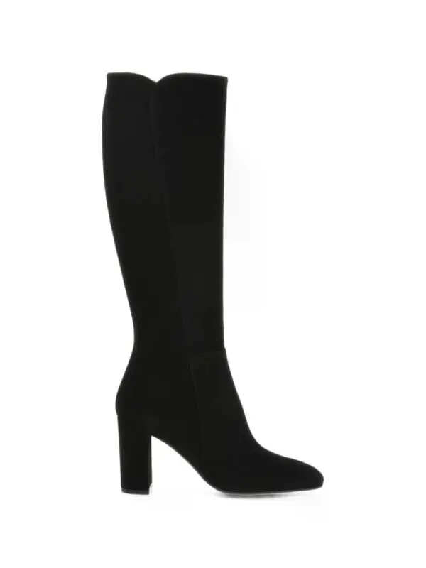 GIANVITO ROSSI Suede Knee-high Boots - Black