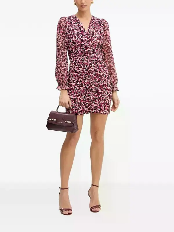 MORGAN Ruffled Print Dress